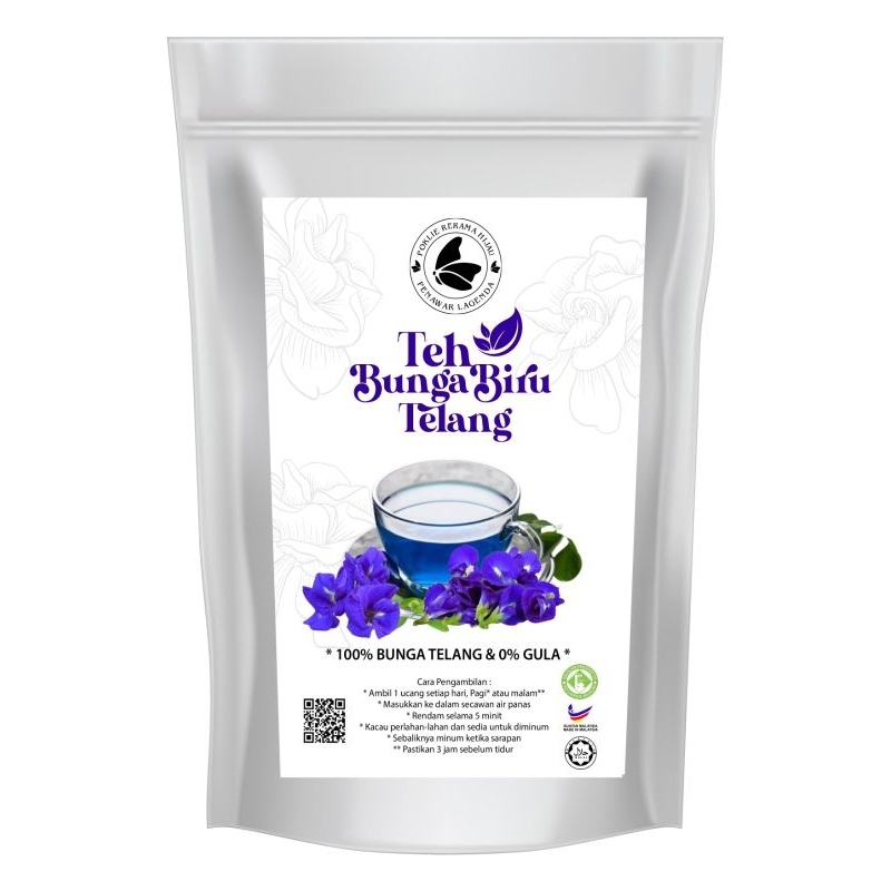 TEH Bunga Telang rwt 4Serangkai semulajadi | Shopee Malaysia