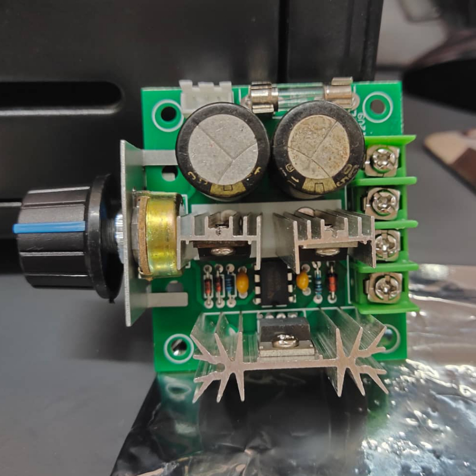 12V-40V 10A PWM DC Motor Speed Controller Dimmer Voltage Regulator with Knob TCC | Shopee Malaysia