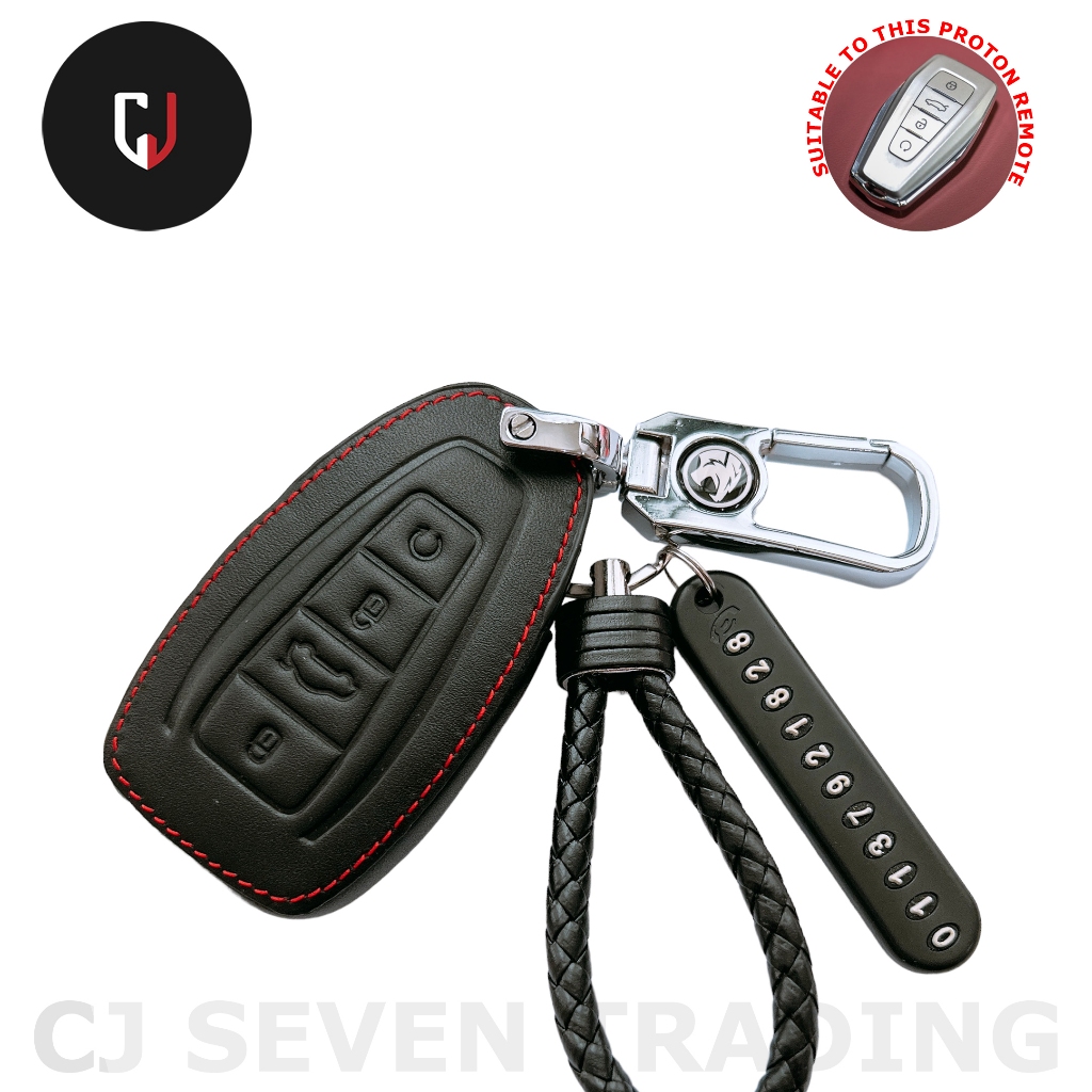 Proton X50 X70 X90 S70 Keyless Car Key Remote Car Key Cow Leather ...