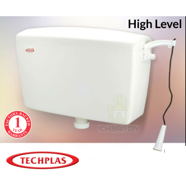 TECHPLAS HIGH LEVEL WATER CISTERN * COMPLETE SET ! ( TOILET WATER ...