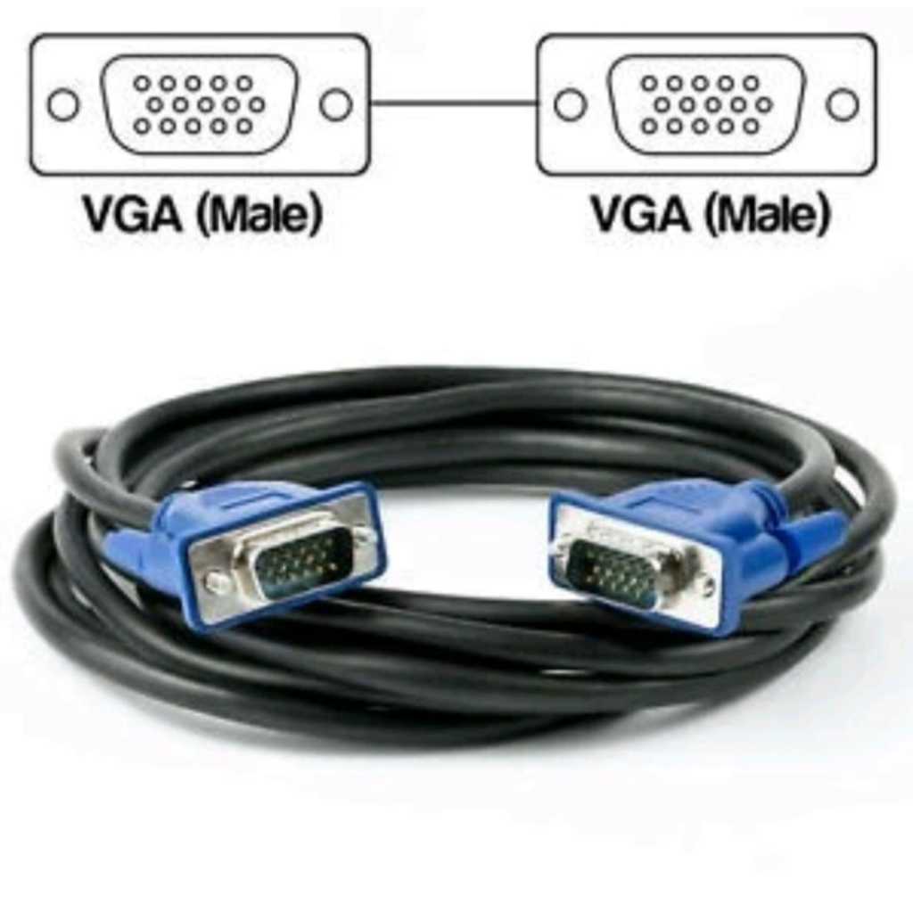 VGA 3+6 SUPPORTED 1080p PREMIUM VGA MALE TO VGA MALE CABLE [1.5M 3M 5M ...
