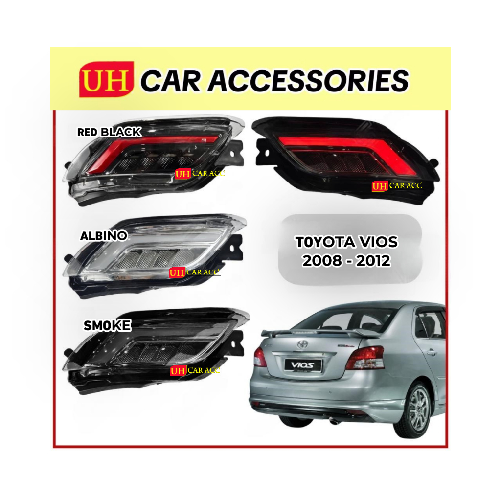 TOYOTA VIOS NCP93 (2008 TO 2012) (L-DESIGN) (2 IN 1)REFLECTOR REAR ...