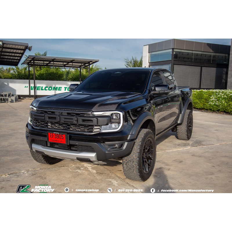 100% ORI THAILAND MONZA CARBON FIBER BONNET HILUX VIGO REVO ROGUE ...