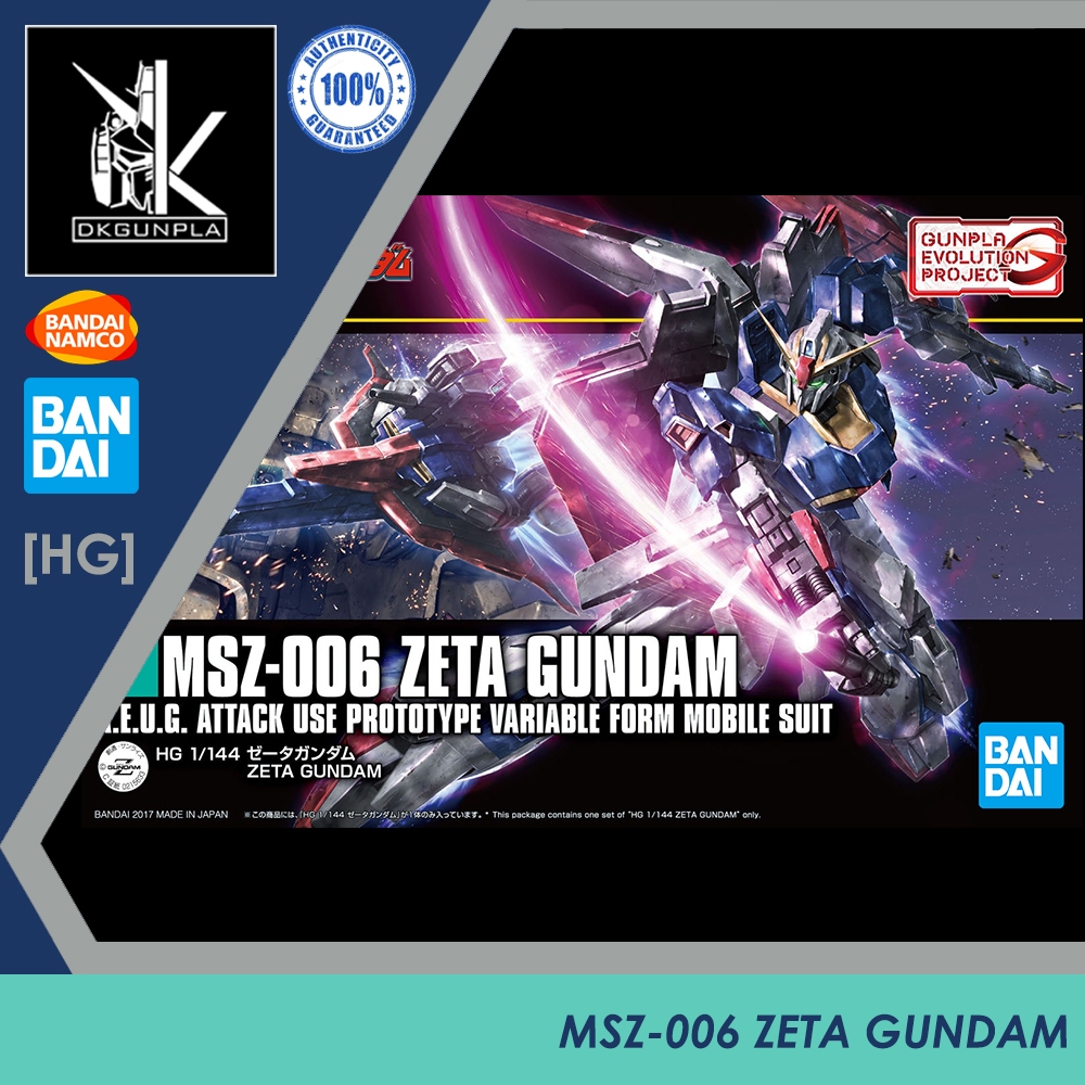 [HG] MSZ-006 Zeta Gundam | Shopee Malaysia