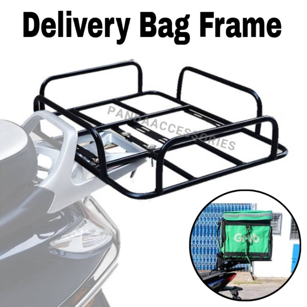 FOOD DELIVERY BAG FRAME MULTIPURPOSE REAR RACK TRAY WITH SCREW SET ...