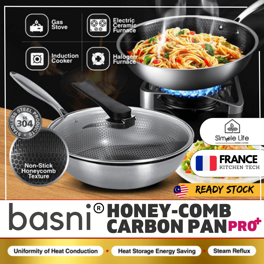 🇲🇾ORIGINAL BATIMAX Non stick Stainless Steel Grade304 Cookware Periuk ...