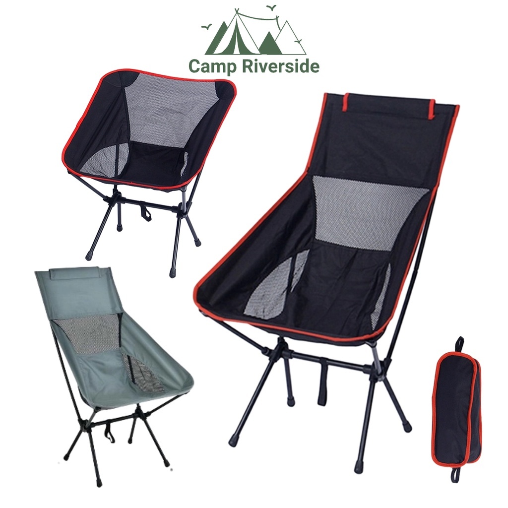 Camping Chair Foldable Moon Chair Outdoor Folding Chair Portable Picnic ...