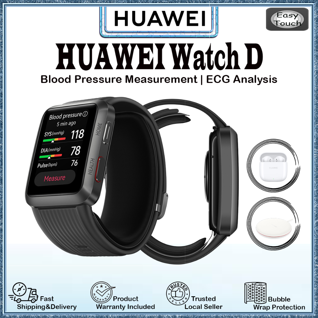 Share: HUAWEI WATCH D Smartwatch | Blood Pressure Measurement | ECG ...