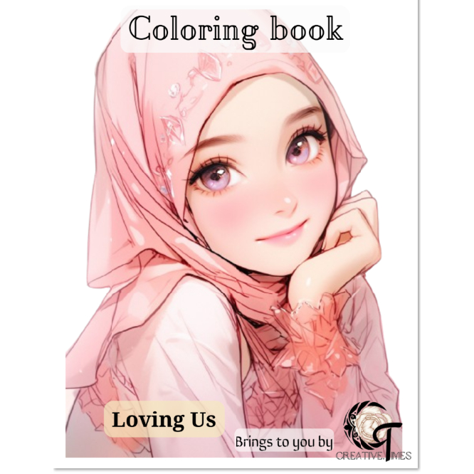 Coloring pages Ladies Series - Loving Us -15 pages no repeat original design A4A5 | Shopee Malaysia