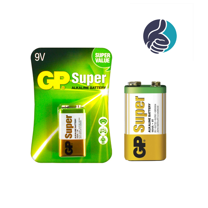 Original GP Super Alkaline 9V Battery Smart Tag Digital Gadget Fast ...
