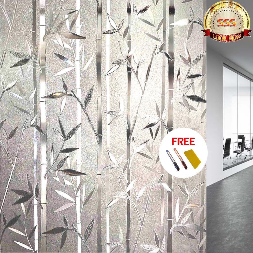 Window Film Stained Glass Film Frosted Privacy Window Decal Decorative ...