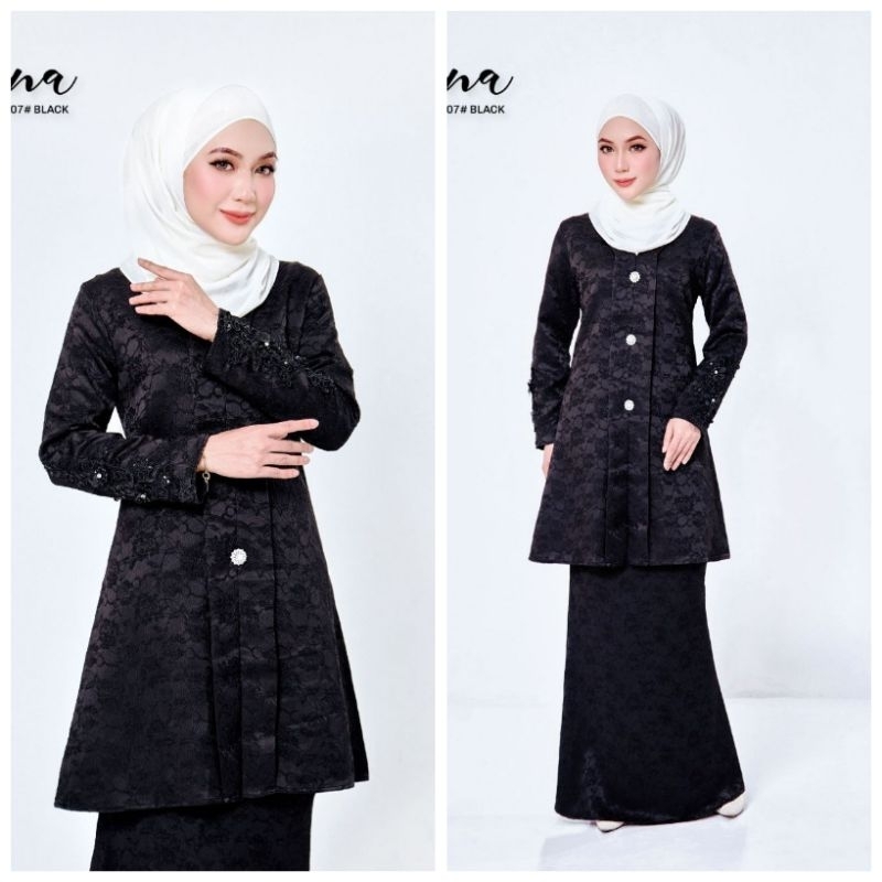 Iryna Kebaya Moden Ironless. 807 Iryna Ironless Kebaya Kurung Moden ...