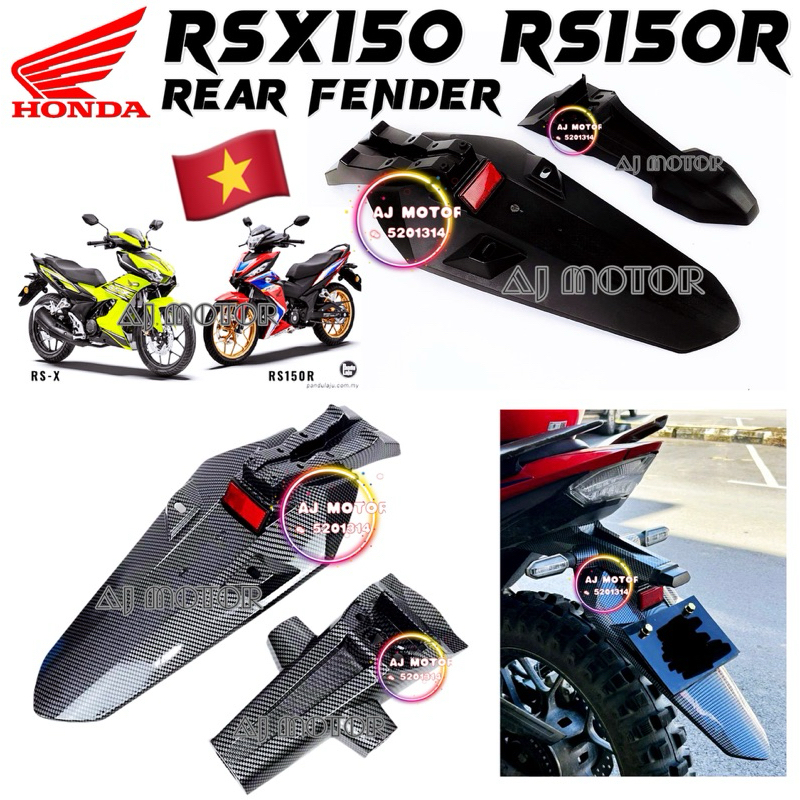 HONDA RSX150 RS150 V1 V2 V3 VIETNAM WINNER REAR FENDER RS RSX RS150R ...