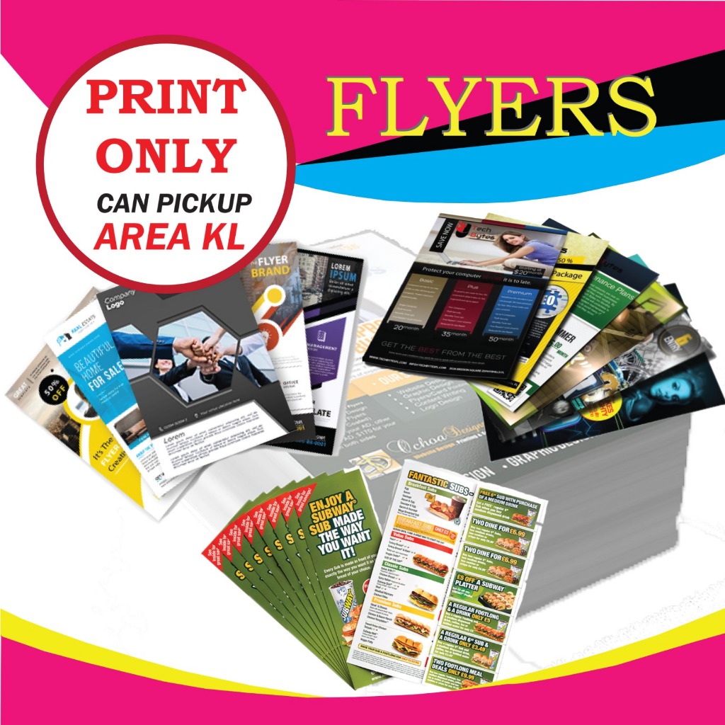 Flyer Printing A5 80gsm Simili Paper / Flyer Printing A5 105gsm Art ...