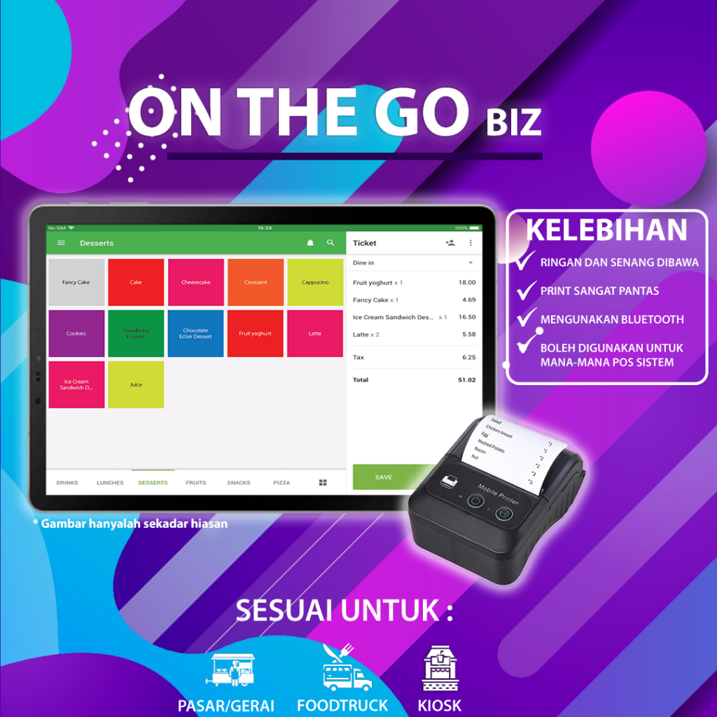 Mesin Cashier Digital Pos System Portable | Shopee Malaysia