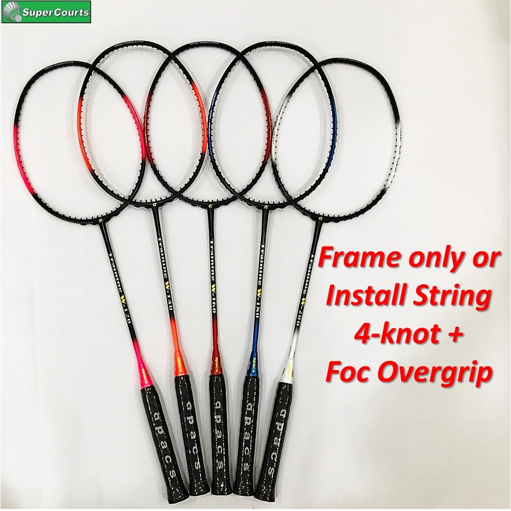 (Original) Apacs Training Badminton Racket 120grams / 140grams ...