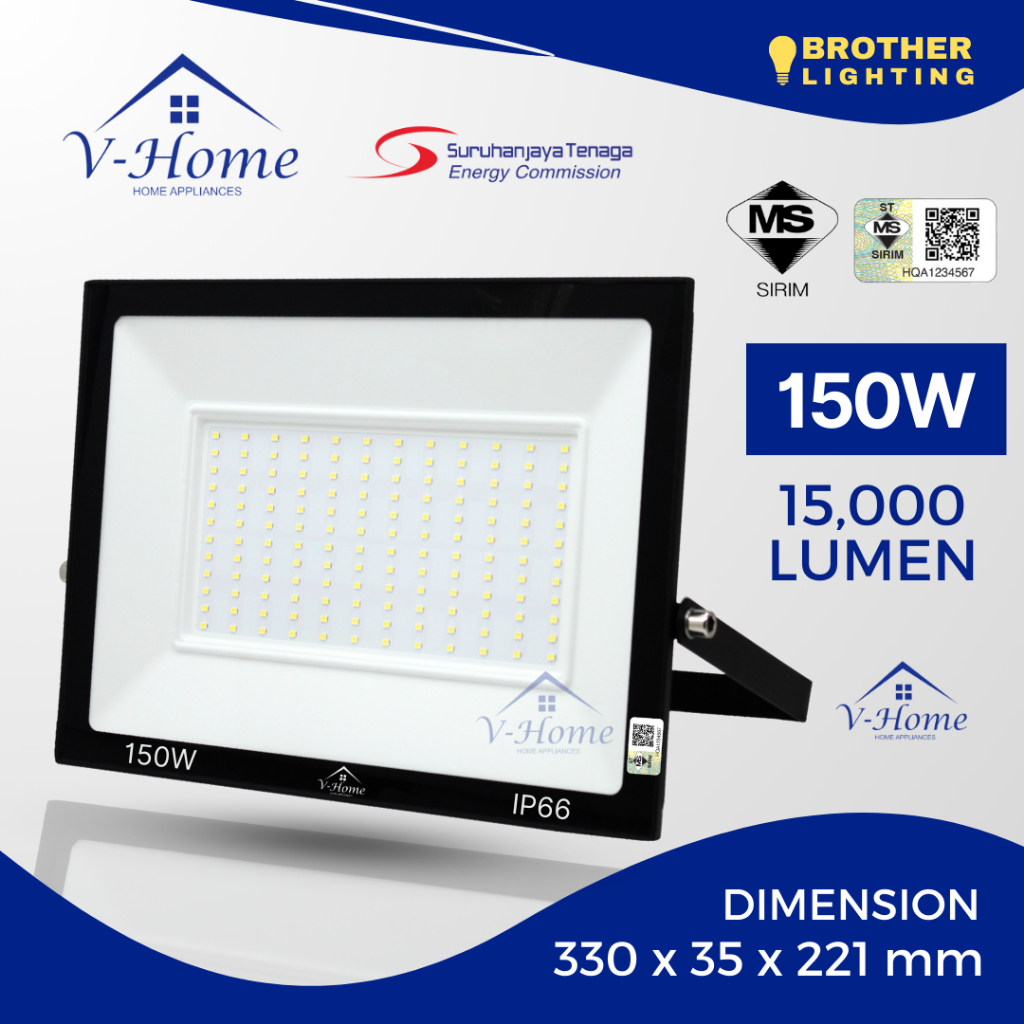 [SIRIM] VHome® LED Outdoor Spotlight IP66 Flood Light Celling Wall 10W ...