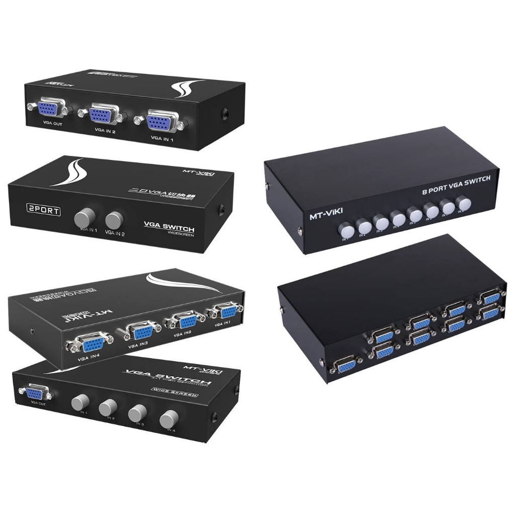 VGA Selector Switch 2port 4port 8port Manual Splitter for Projector ...