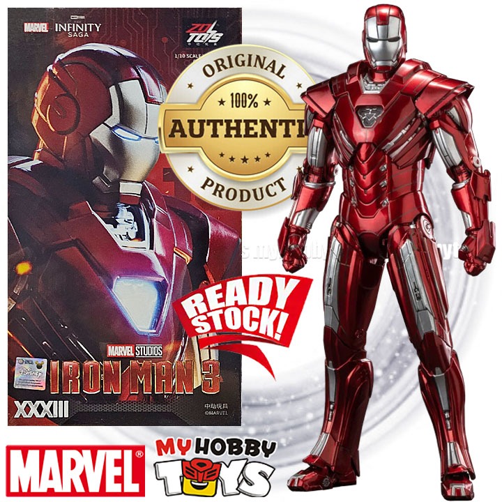 ZD Toys Marvel Avengers Superheroes Action Figures - Iron Man 3 MK33 ...
