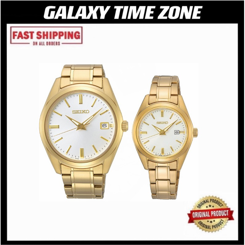 Seiko SUR314P1 SUR632P1 Conceptual Regular Quartz Couple Watch | Shopee ...