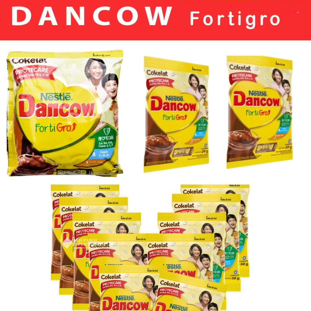 (BORONG) NESTLE SUSU DANCOW FORTIGRO 1 RENTENG / 10 PCS PRODUCT ...