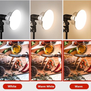 1Packed Round Soft Box Lighting Kit Photography 85W LED Bulb Light ...