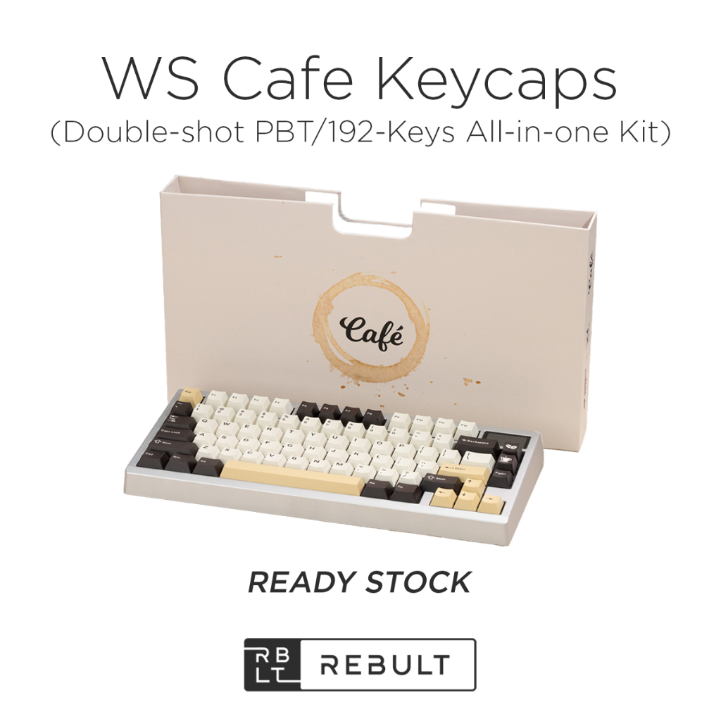 WS Cafe Doubleshot PBT Keycaps Set for Mechanical Keyboards | Shopee ...