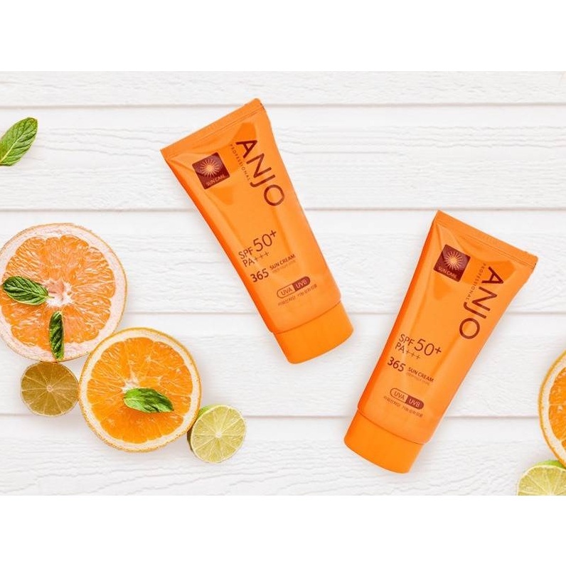 ANJO 365 SUN CREAM SPF 50 (70G) KOREAN SUNSCREEN | Shopee Malaysia