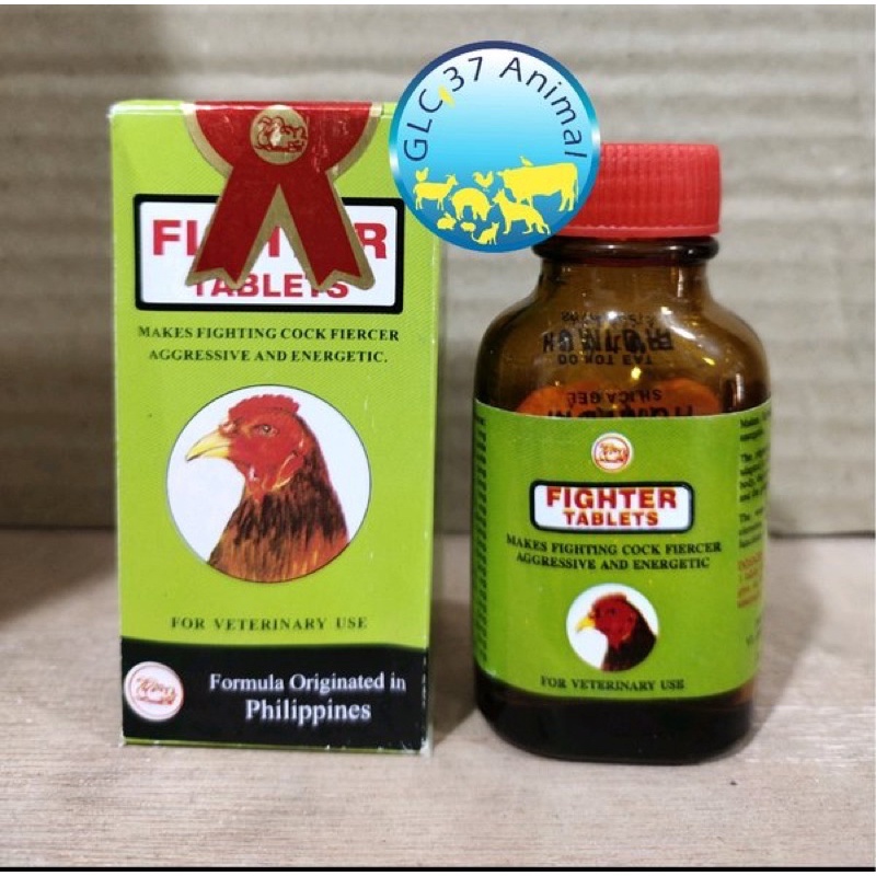 Fighter Tablet Doping Chicken Vitamins (NEW PACKING 60 TAB ) | Shopee ...