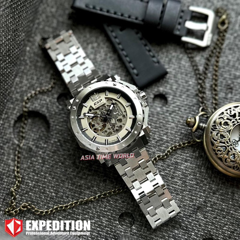 [Original] Expedition E6402 MABSSGR Automatic Skeleton Men's Watch with ...