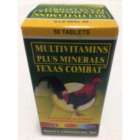 TEXAS COMBAT Multivitamins Plus Minerals (50 Tablets) | Shopee Malaysia