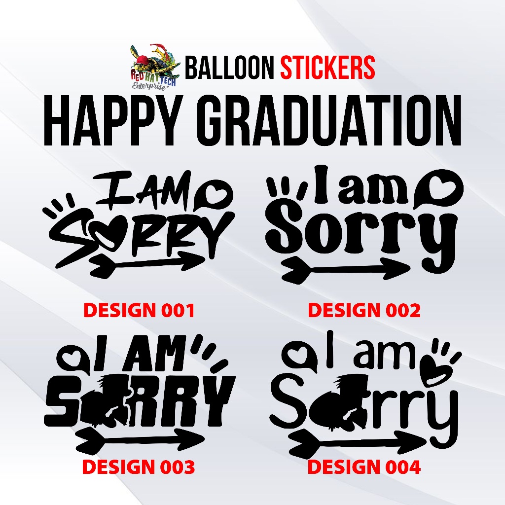 I AM SORRY - STICKER SURPRISE /Graduation [FOIL 10][BOBO 10][BOBO 18 ...