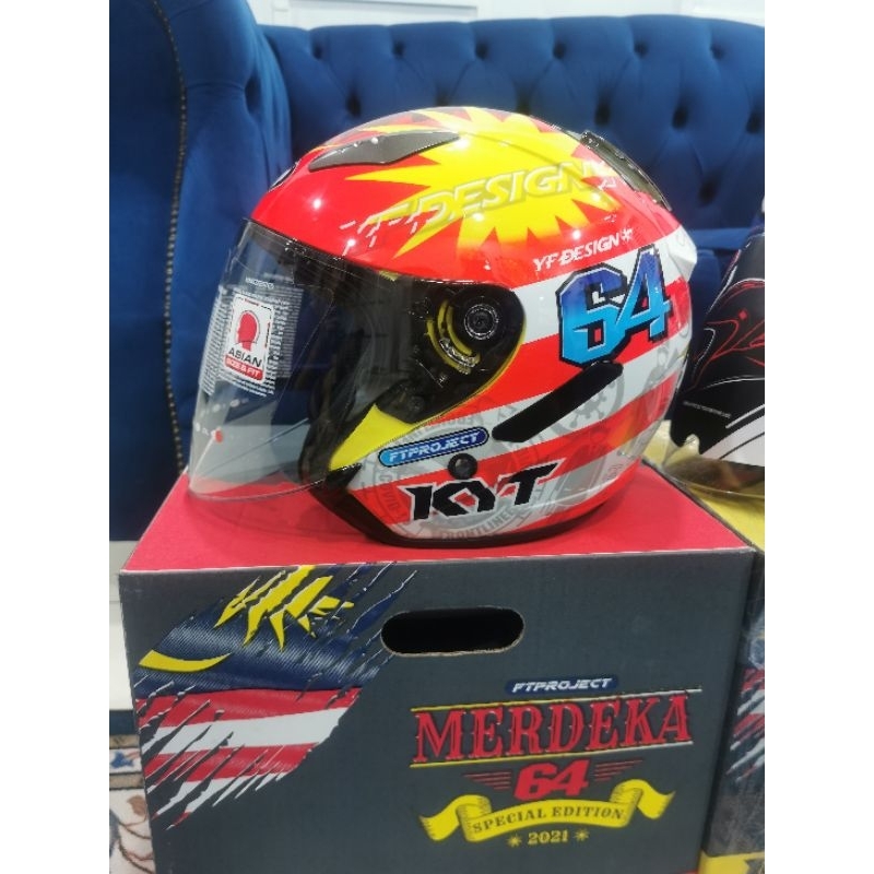 Helmet kyt Merdeka edisi 64 tahun | Shopee Malaysia