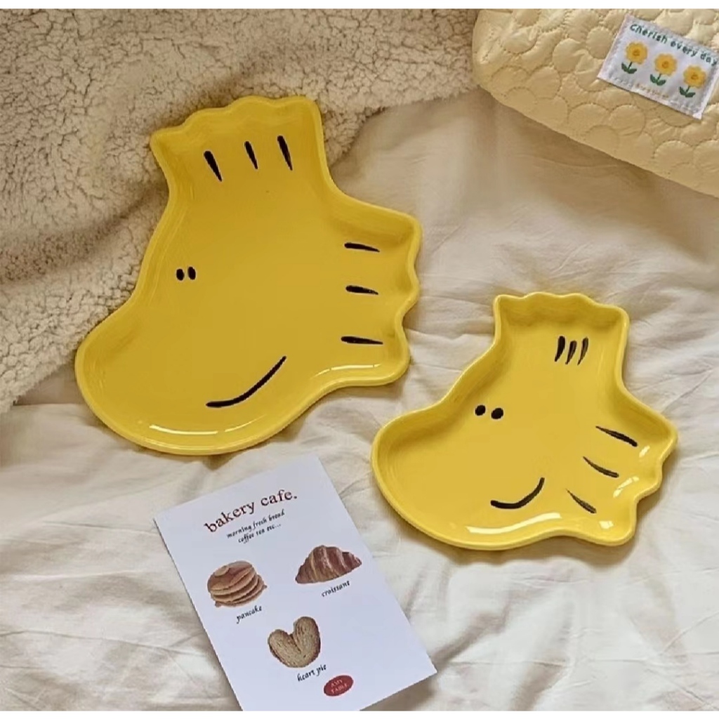 ins史努比卡通简约早餐盘 | ins Snoopy cartoon simple breakfast plate | Shopee Malaysia