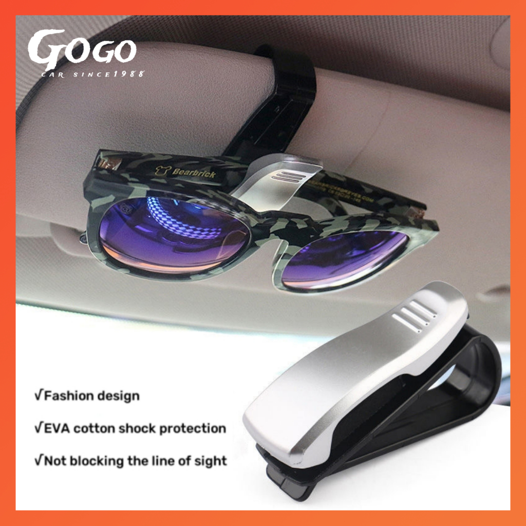 Car sun visor glasses clip Car Sunglasses Holder Car Glasses Cases ...