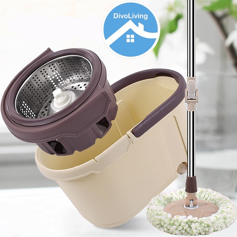 Free Mop Head Easy Spin Mop 360 Rotating Spin Mop With Bucket Magic ...