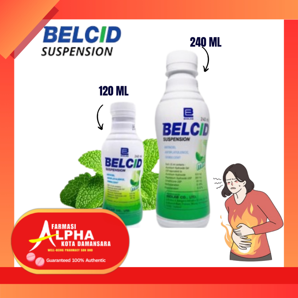 Belcid Suspension 120ml / 240ml | Shopee Malaysia
