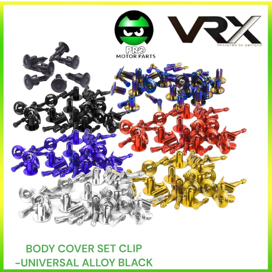BODY COVER SET CLIP RIVET Y15 LC135 RS150 RSX Y15ZR NVX SCREW SKRU M3 ...