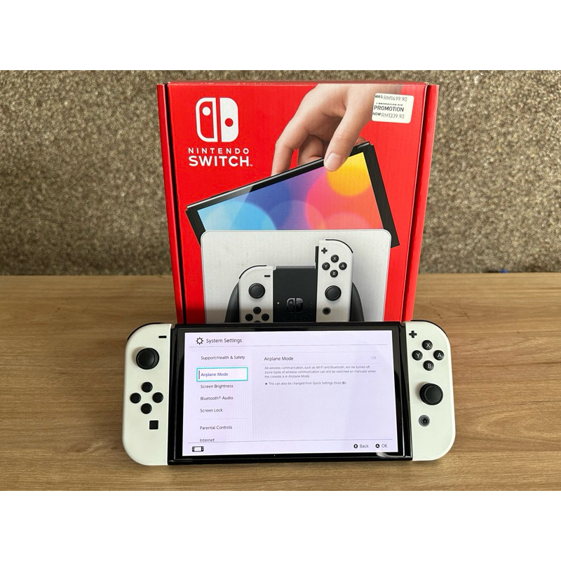 Ready Stock 】Nintendo Switch Oled (WHITE) Used Gaming Console Murah ...
