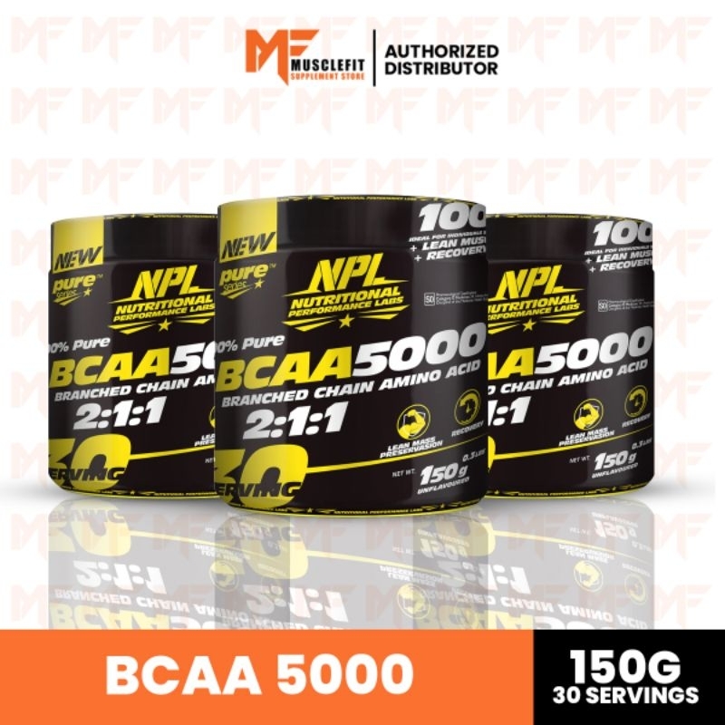 NPL Bcaa 5000 Unflavored 150 g ( 30 servings ) | Shopee Malaysia