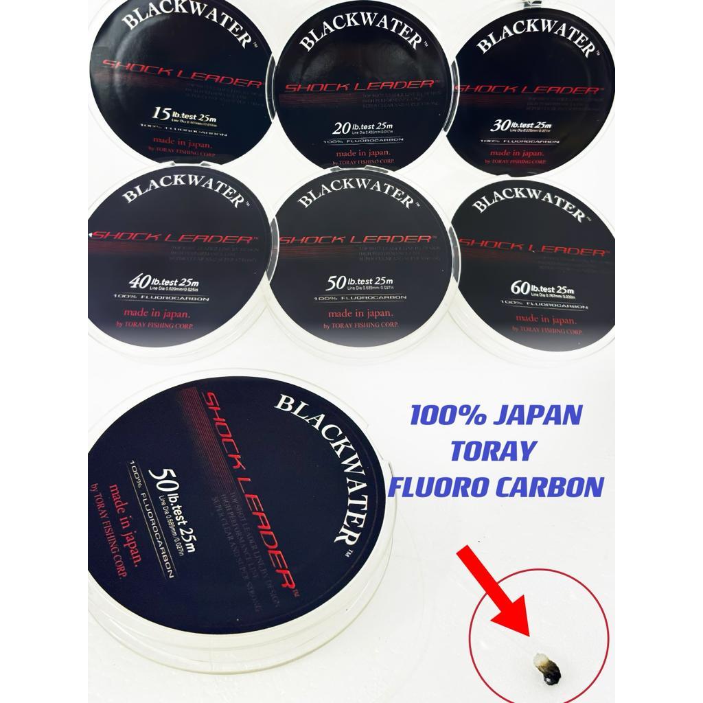 TORAY FLUORO CARBON 100% JAPAN BLACK WATER MADE IN JAPAN ORIGINAL JAPAN SPEC SHOCK LEADER LINE ...