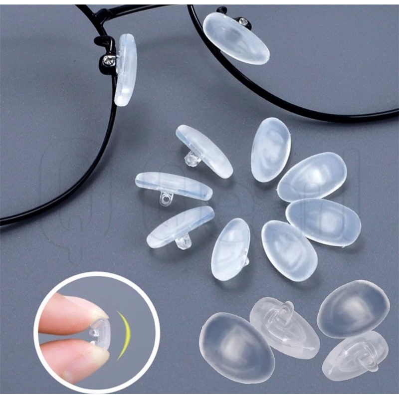 Anti yellowish super bouncy frosted jelly gel nosepad for glasses ...