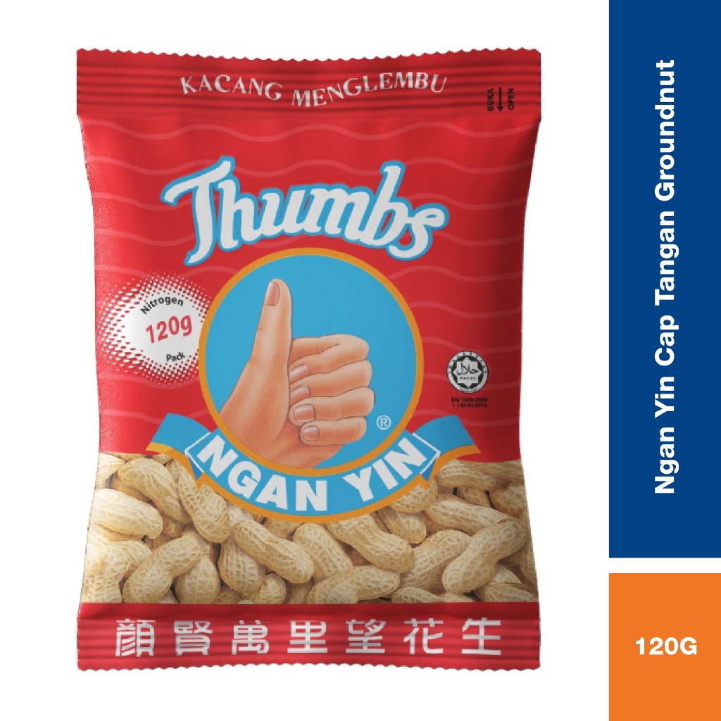 Kacang Cap Tangan Ngan Yin Groundnut 120g (Kacang Tanah) | Shopee Malaysia