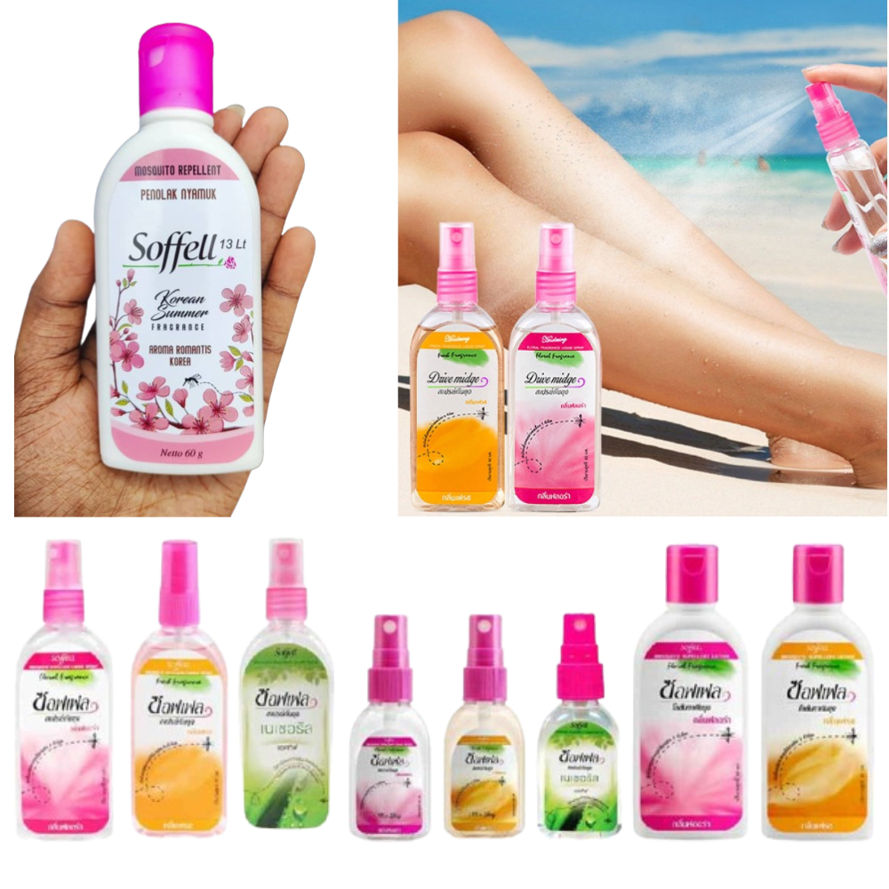SOFFELL MOSQUITO REPELLENT SPRAY 30ML/ SOFFELL 60GR LOTION ANTI NYAMUK ...