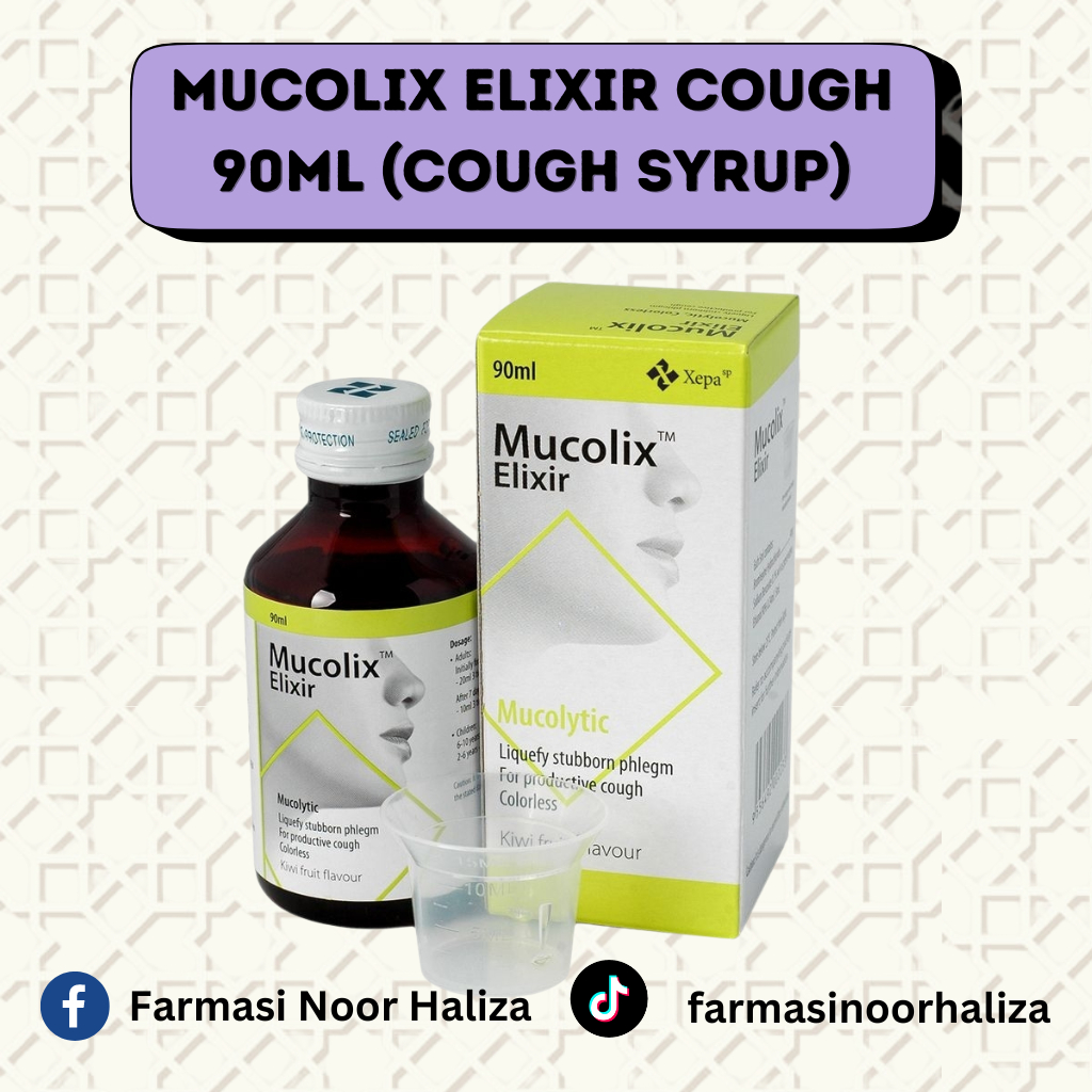 MUCOLIX ELIXIR COUGH OTC 90ML | Shopee Malaysia