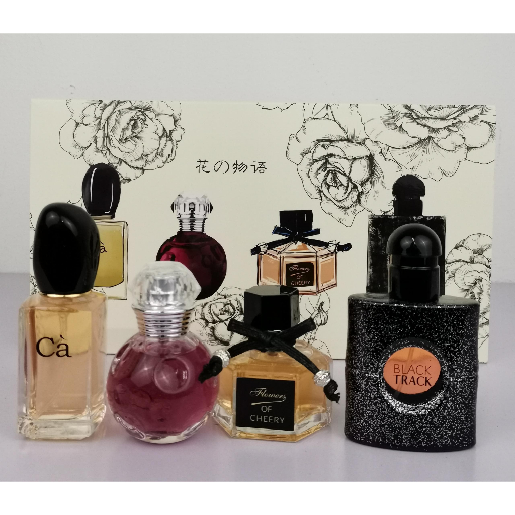 Flower - Of Story 4 in 1 Perfume Gift Set Women Fragrance Minyak Wangi ...