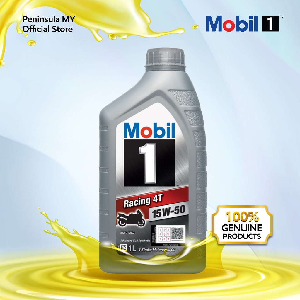 Mobil 1™ Racing 4T 15W50 (1L) | Shopee Malaysia