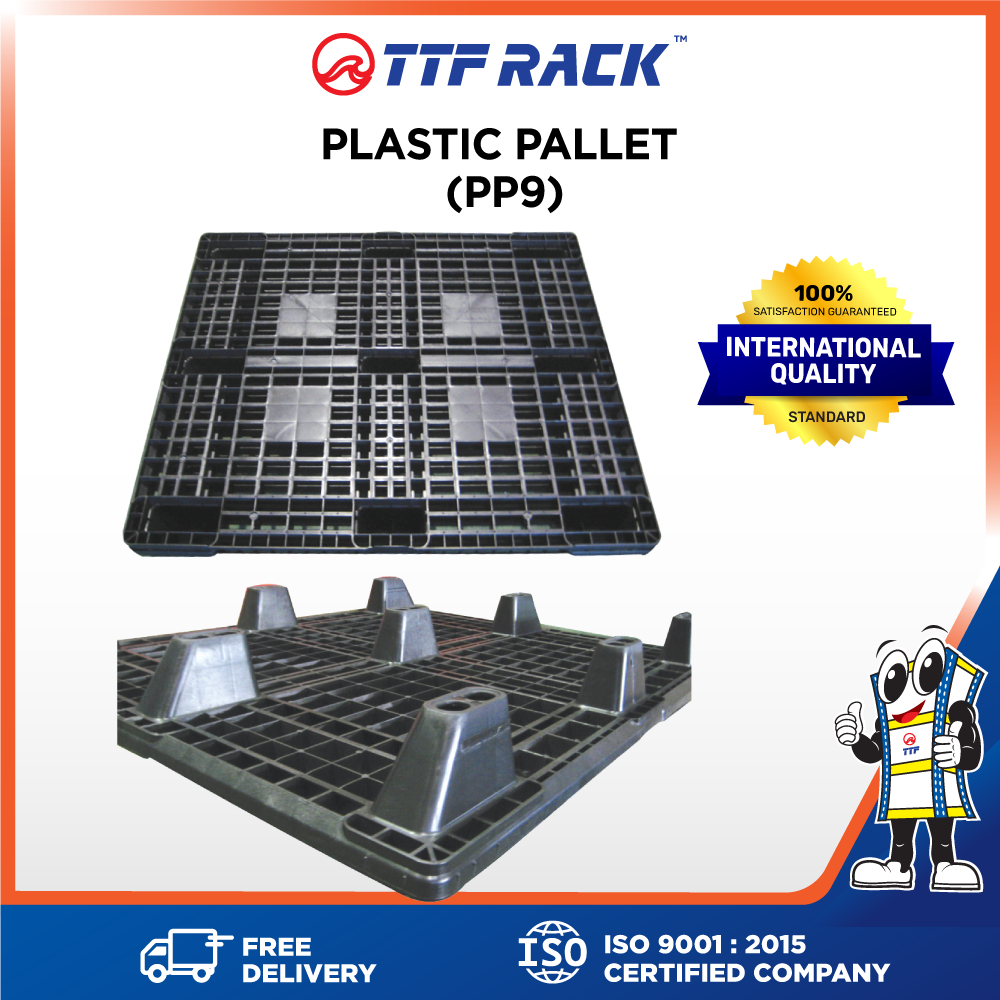 TTF Rack™ (Plastic Pallet) Forklift Heavy Duty Plastic Pallet Static Load 2 TON | Shopee Malaysia