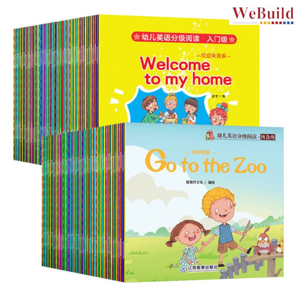 Kids Early Learning Story Books (Set of 100 Books) 幼儿英语分级阅读预备级入门级全100册 ...