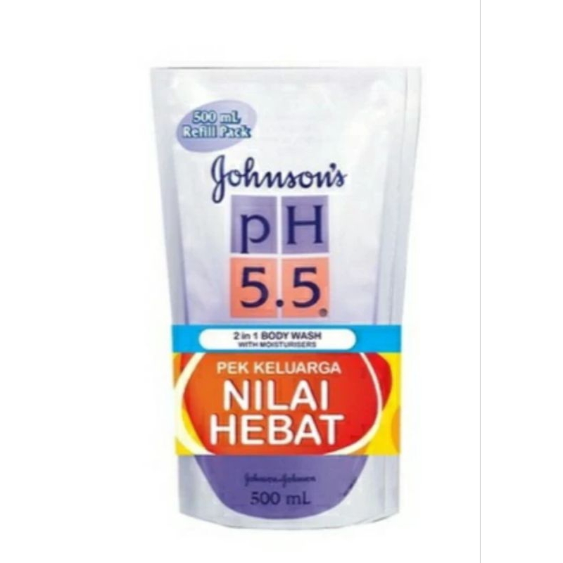 Johnson's pH 5.5 2in1 Body Wash With Moisturiser 500ml x 2 ( Twin Pack) | Shopee Malaysia